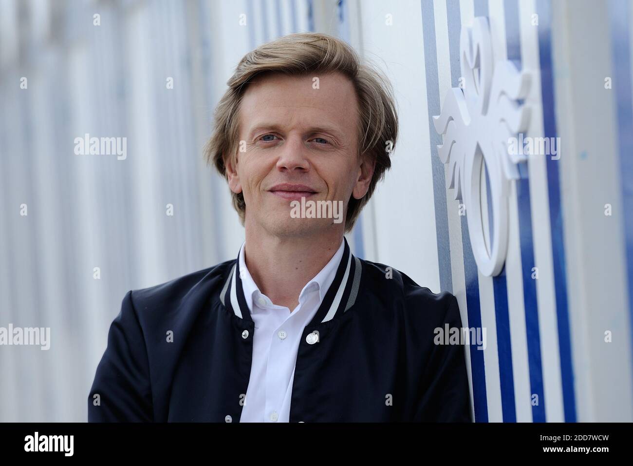 Alex Lutz attending a photocall as part of the 32nd Cabourg Film ...