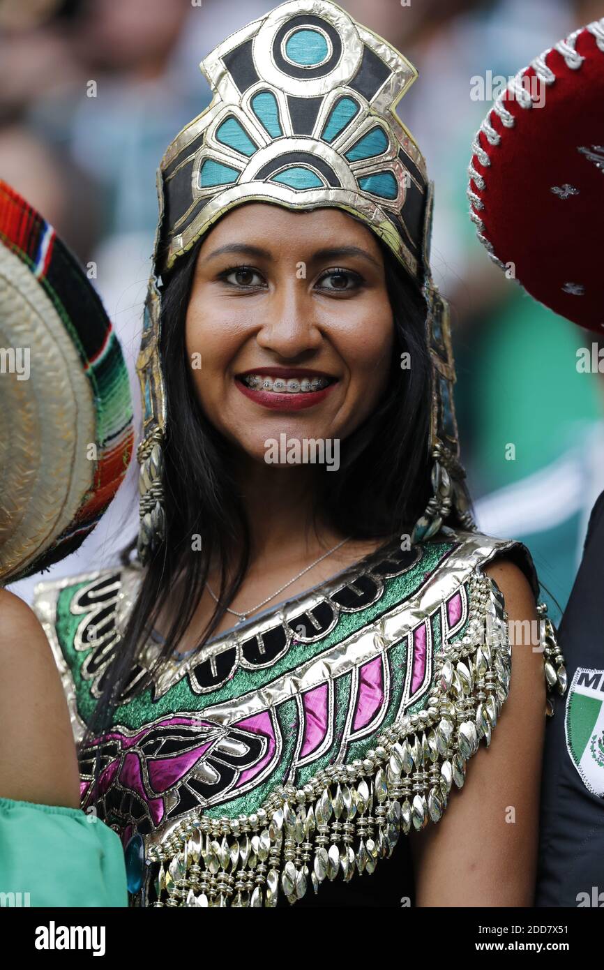 Mexicos Fans During The 2018 Fifa World Cup Russia Game Germany Vs
