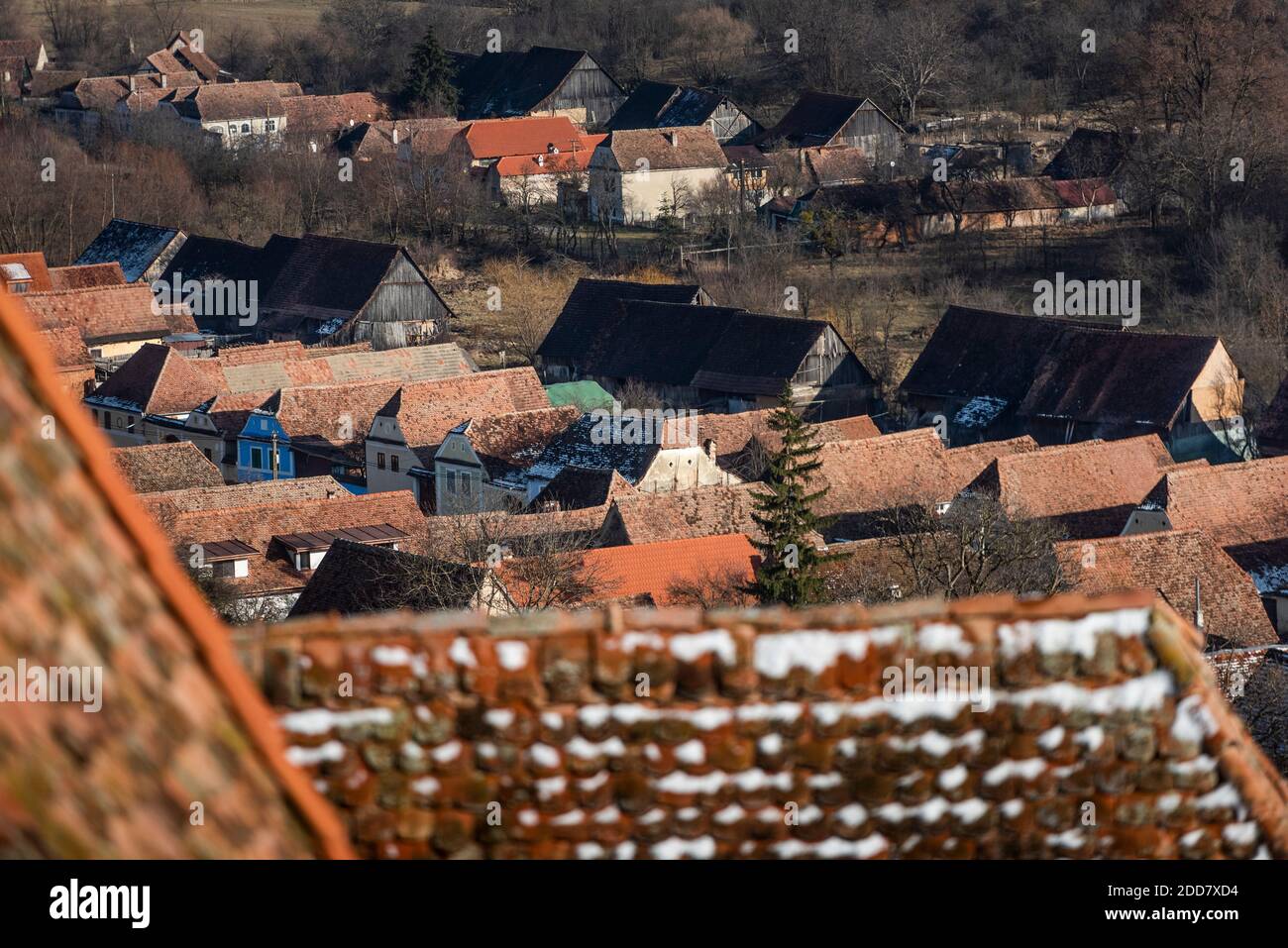 Fortified church and fortress of Viscri, UNESCO World Heritage Site ...