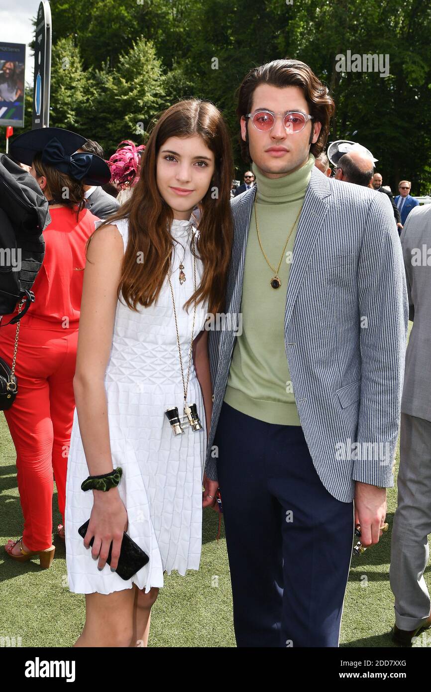 Lilly Margaret Brant and Peter Brant II attend the Prix de Diane ...