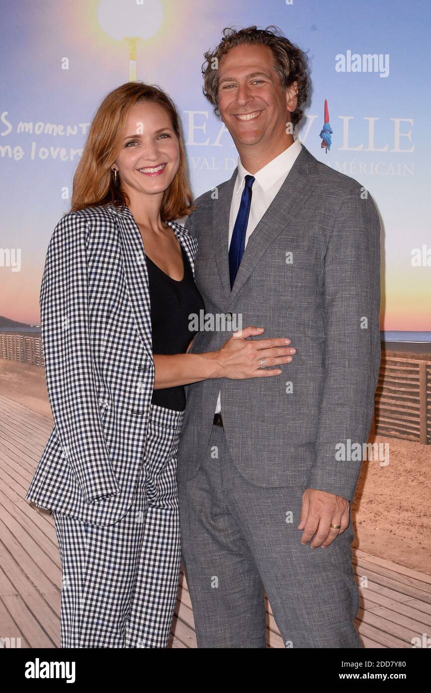 Jordana Spiro and husband Matthew Spitzer attending a photocall for the ...