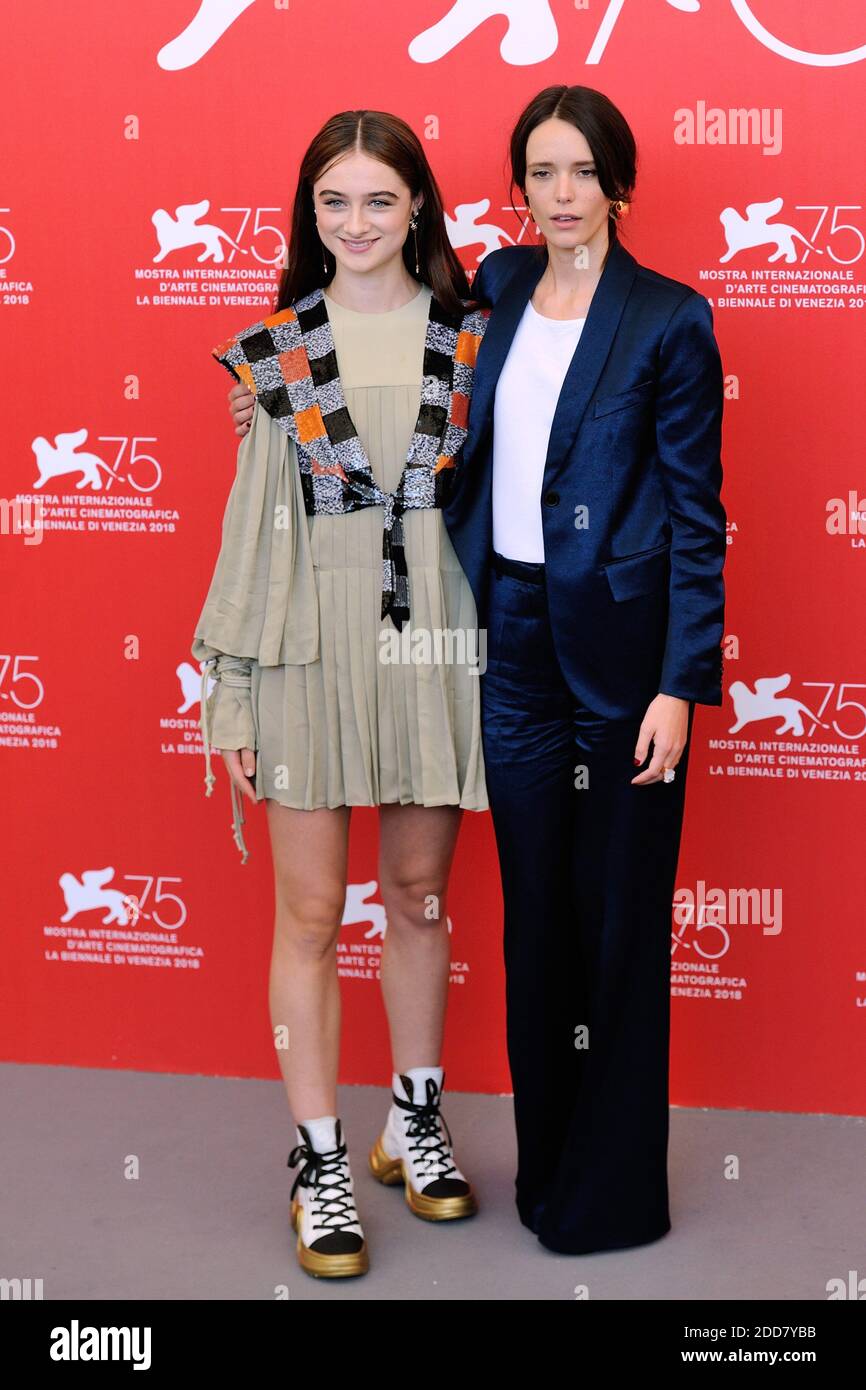 Raffey Cassidy and Stacy Martin attending the Vox Lux Photocall as part ...