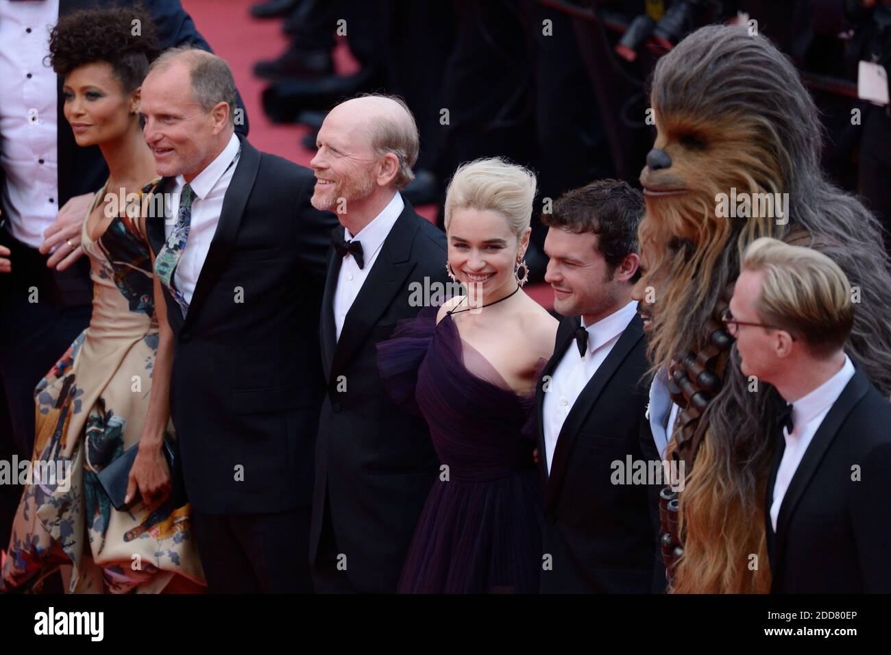 Producer Simon Emanuel, actors Joonas Suotamo, Thandie Newton, Woody ...