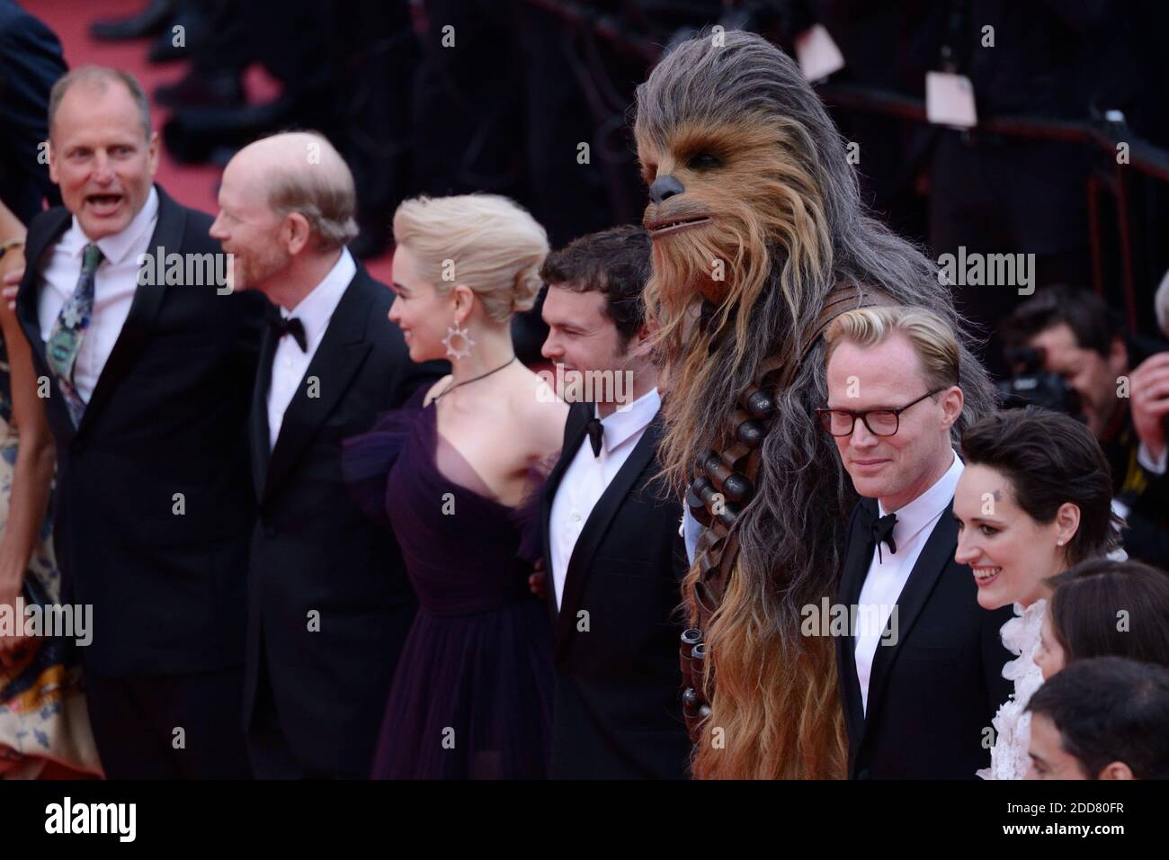 Producer Simon Emanuel, actors Joonas Suotamo, Thandie Newton, Woody ...