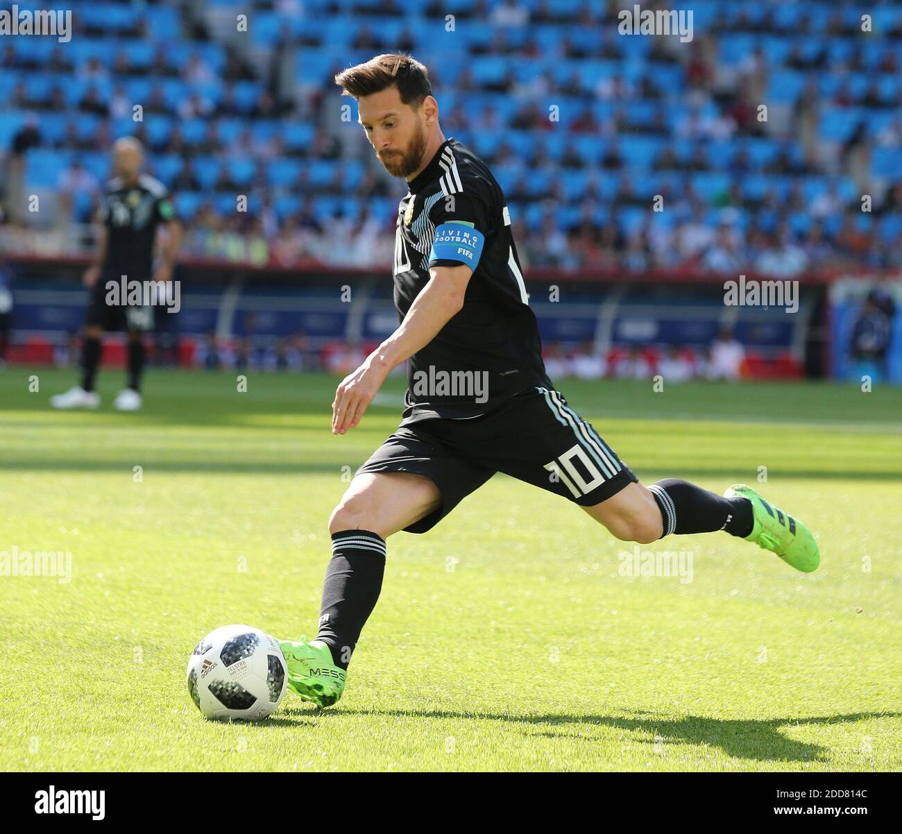 Lionel Messi, the captain of Argentina during the 2018 FIFA World Cup ...