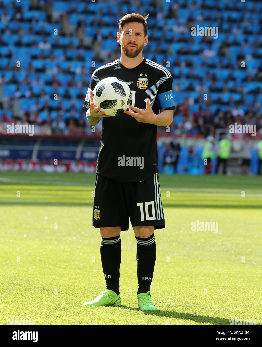 Lionel Messi, the captain of Argentina during the 2018 FIFA World Cup ...