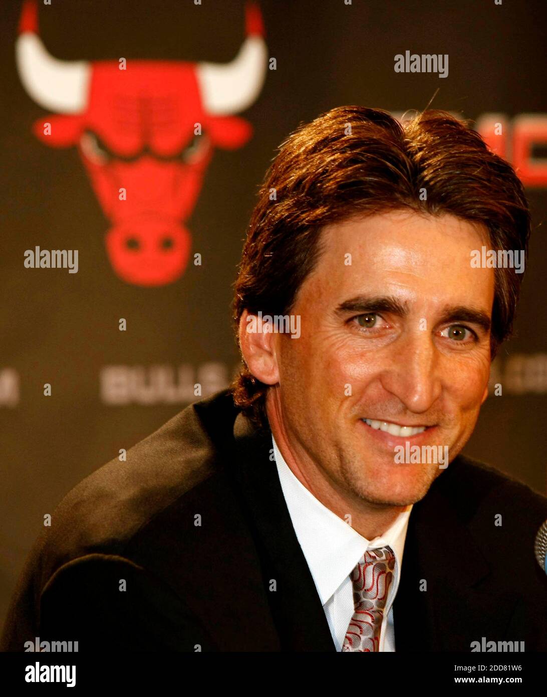 NO FILM, NO VIDEO, NO TV, NO DOCUMENTARY - The Chicago Bulls introduce ...