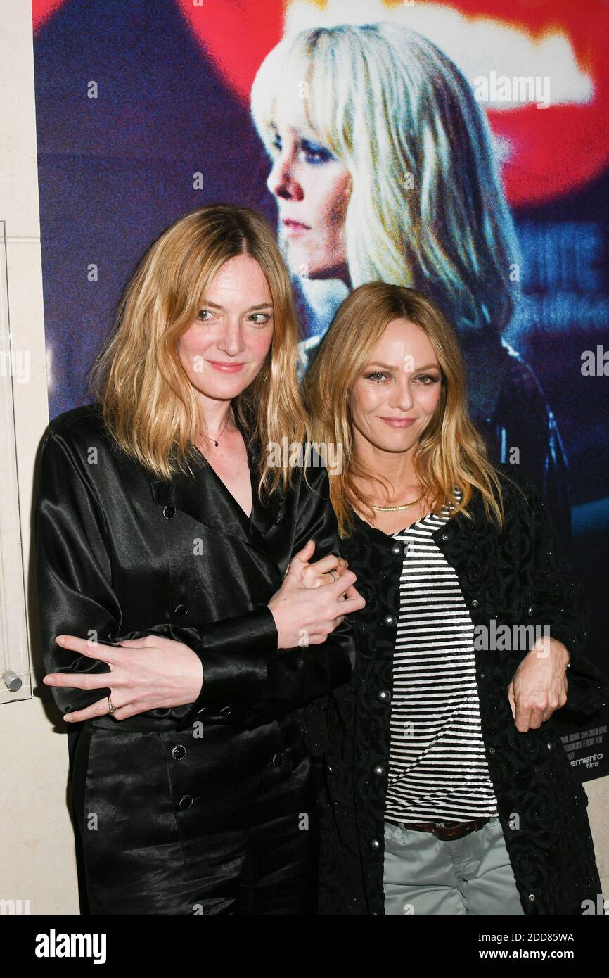 Kate Moran and Vanessa Paradis attend the Un Couteau Dans Le Coeur ...