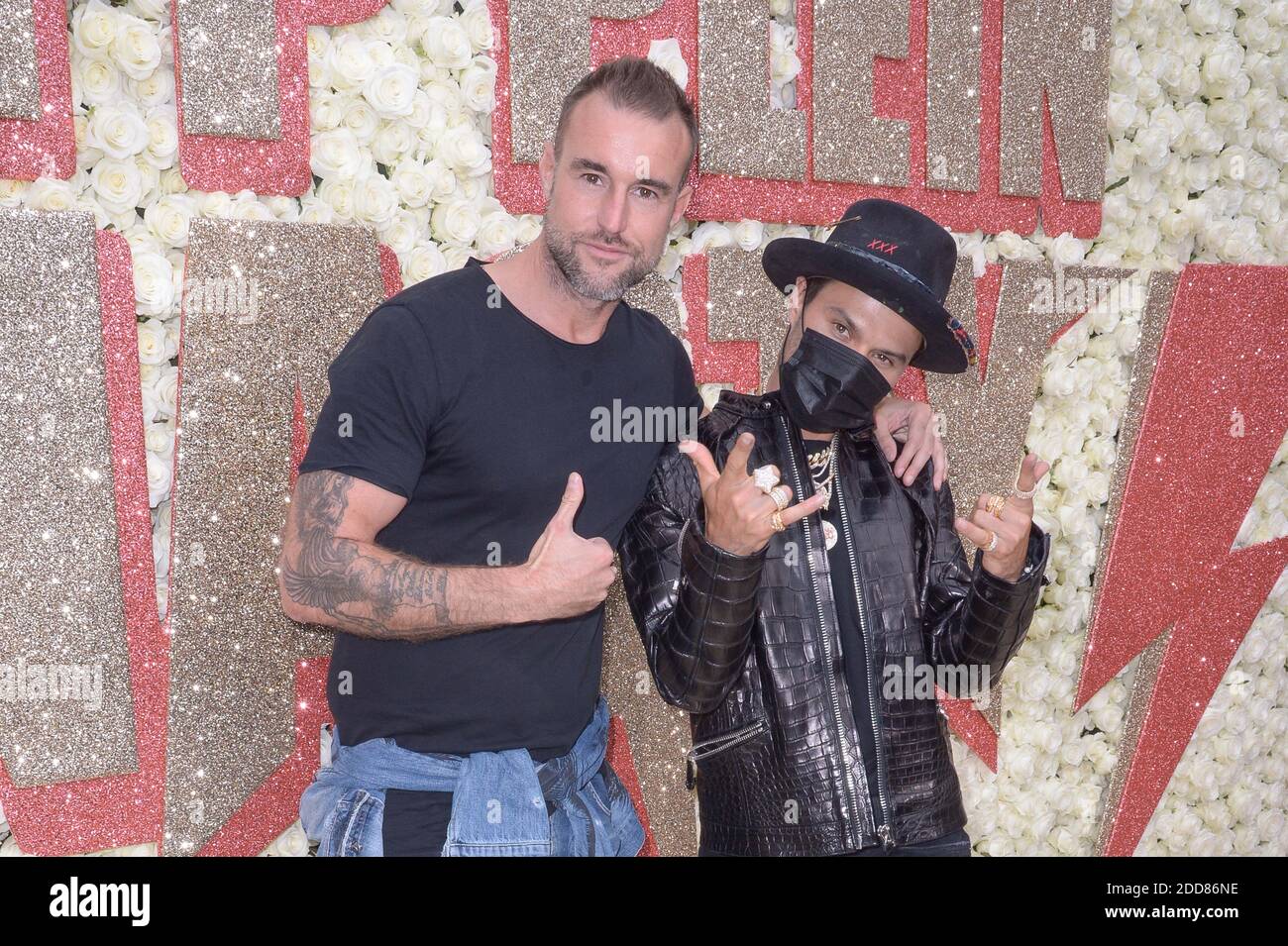 Philipp Plein and Alec Monopoly attending the photocall of Philipp ...