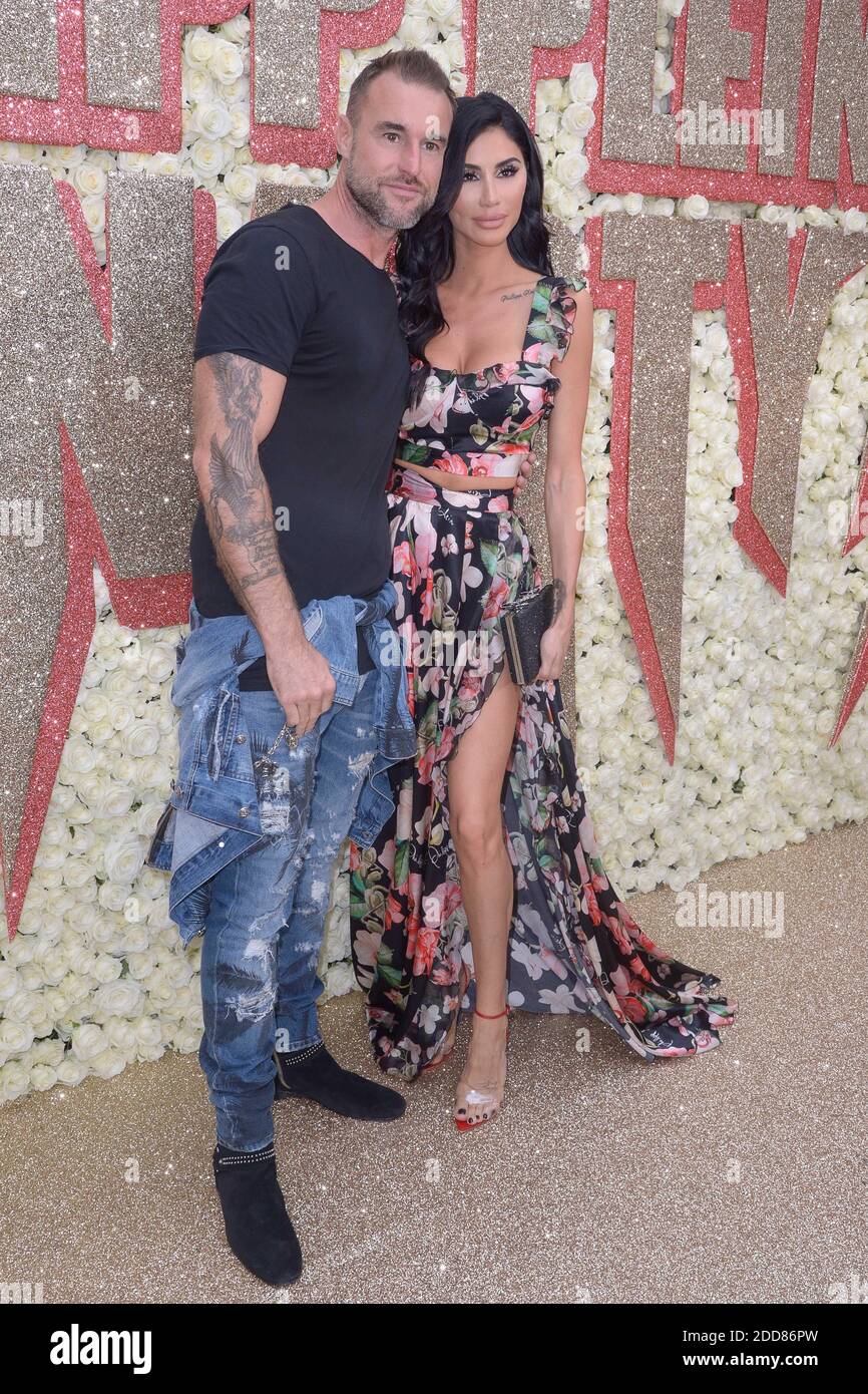 Philipp Plein and girlfriend attending the photocall of Philipp Plein ...