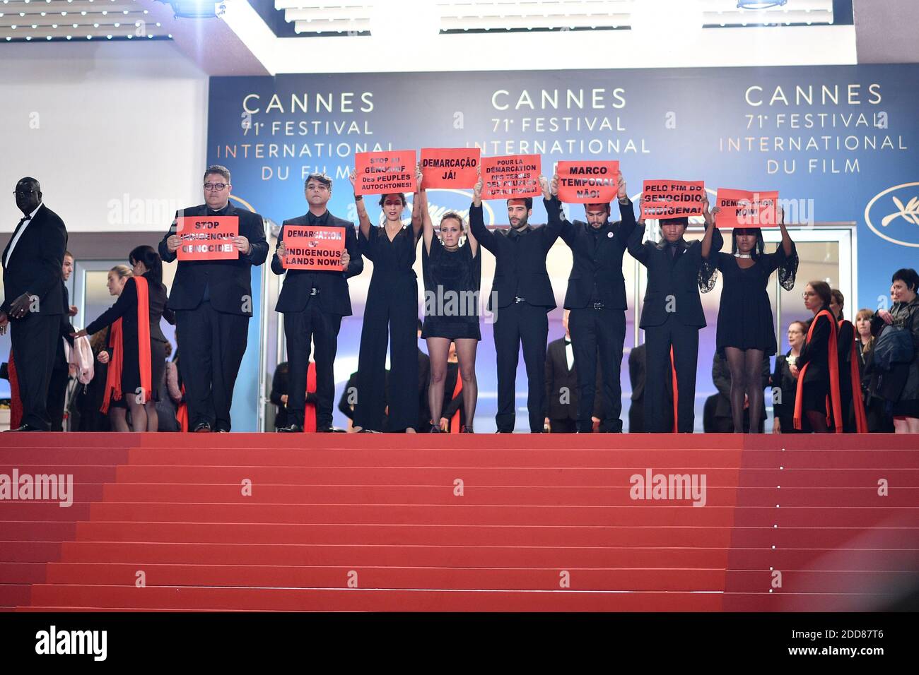 The Dogman screening held at the Palais des Festivals on May 16, 2018 ...