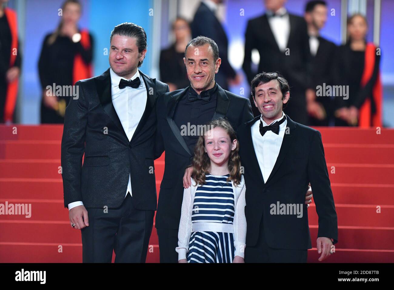 Actors Alida Baldari Calabria, Marcello Fonte, director Matteo Garrone ...