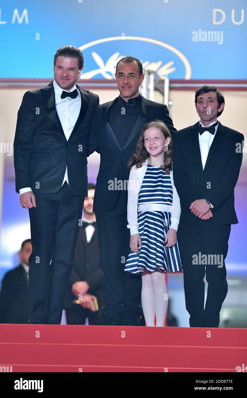 Actors Alida Baldari Calabria, Marcello Fonte, director Matteo Garrone ...