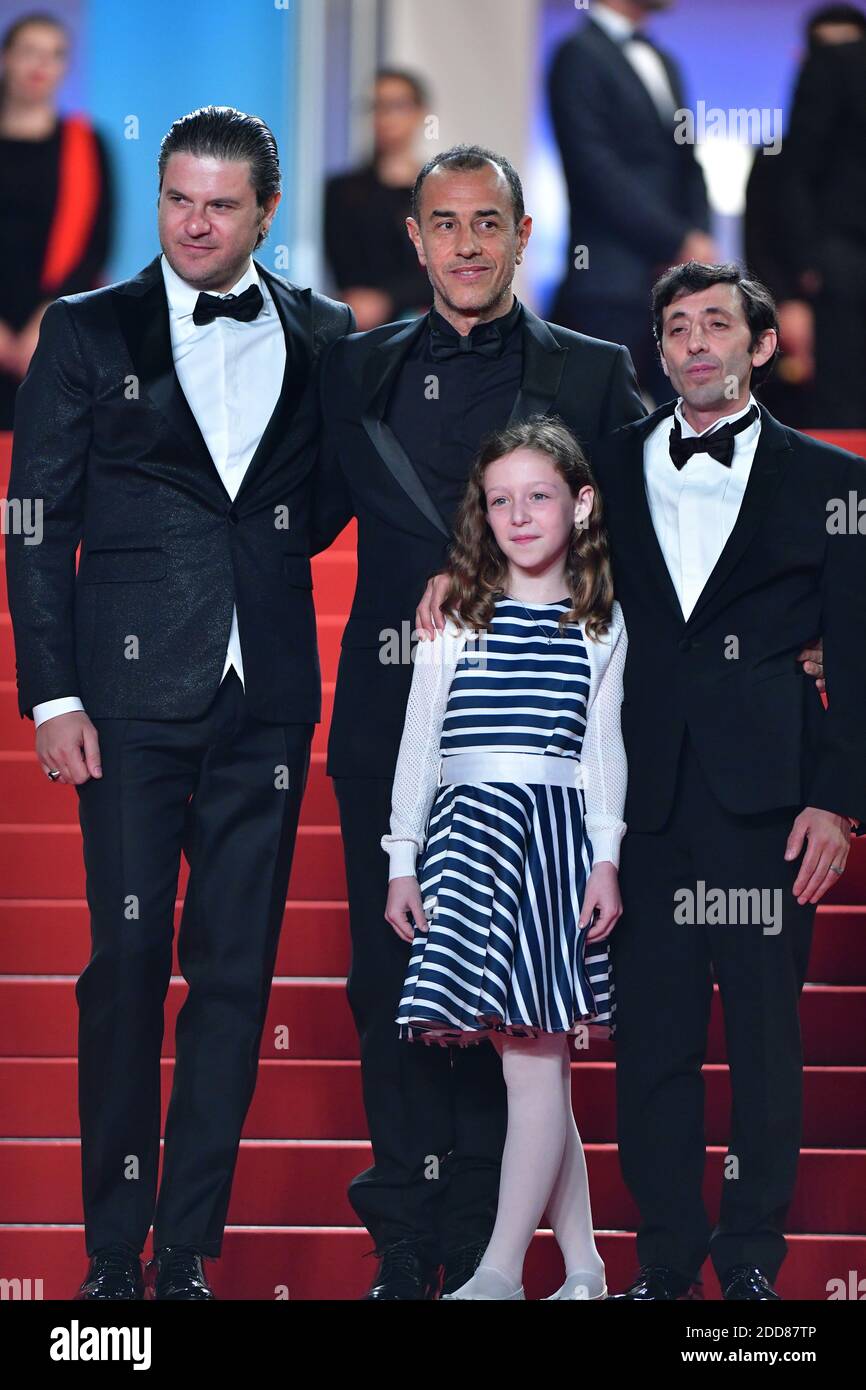Actors Alida Baldari Calabria, Marcello Fonte, director Matteo Garrone ...