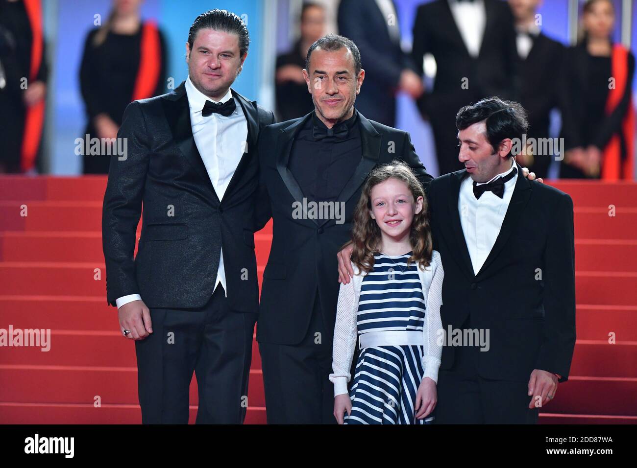 Actors Alida Baldari Calabria, Marcello Fonte, director Matteo Garrone ...