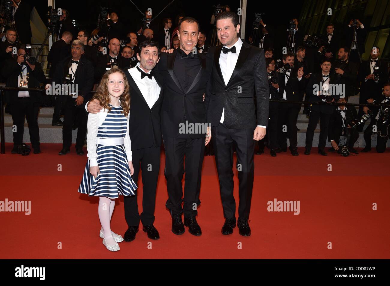 Actors Alida Baldari Calabria, Marcello Fonte, director Matteo Garrone ...