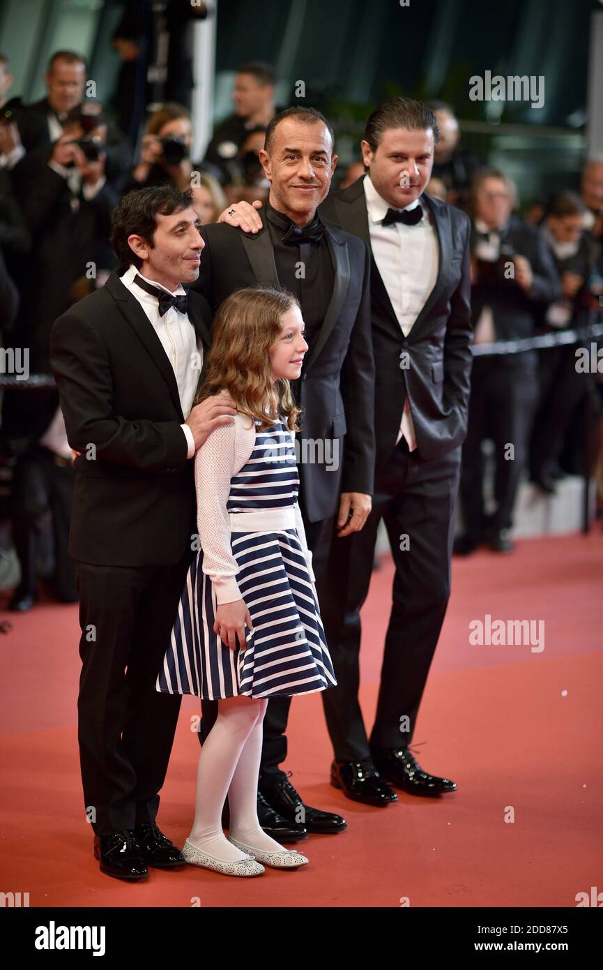 Actors Alida Baldari Calabria, Marcello Fonte, director Matteo Garrone ...