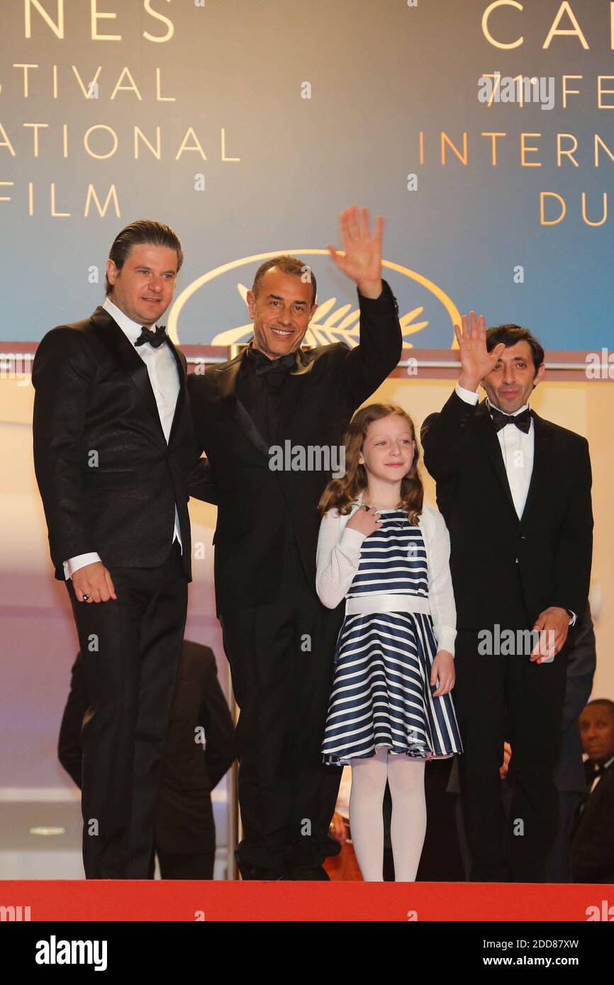 Actors Alida Baldari Calabria, Marcello Fonte, director Matteo Garrone ...