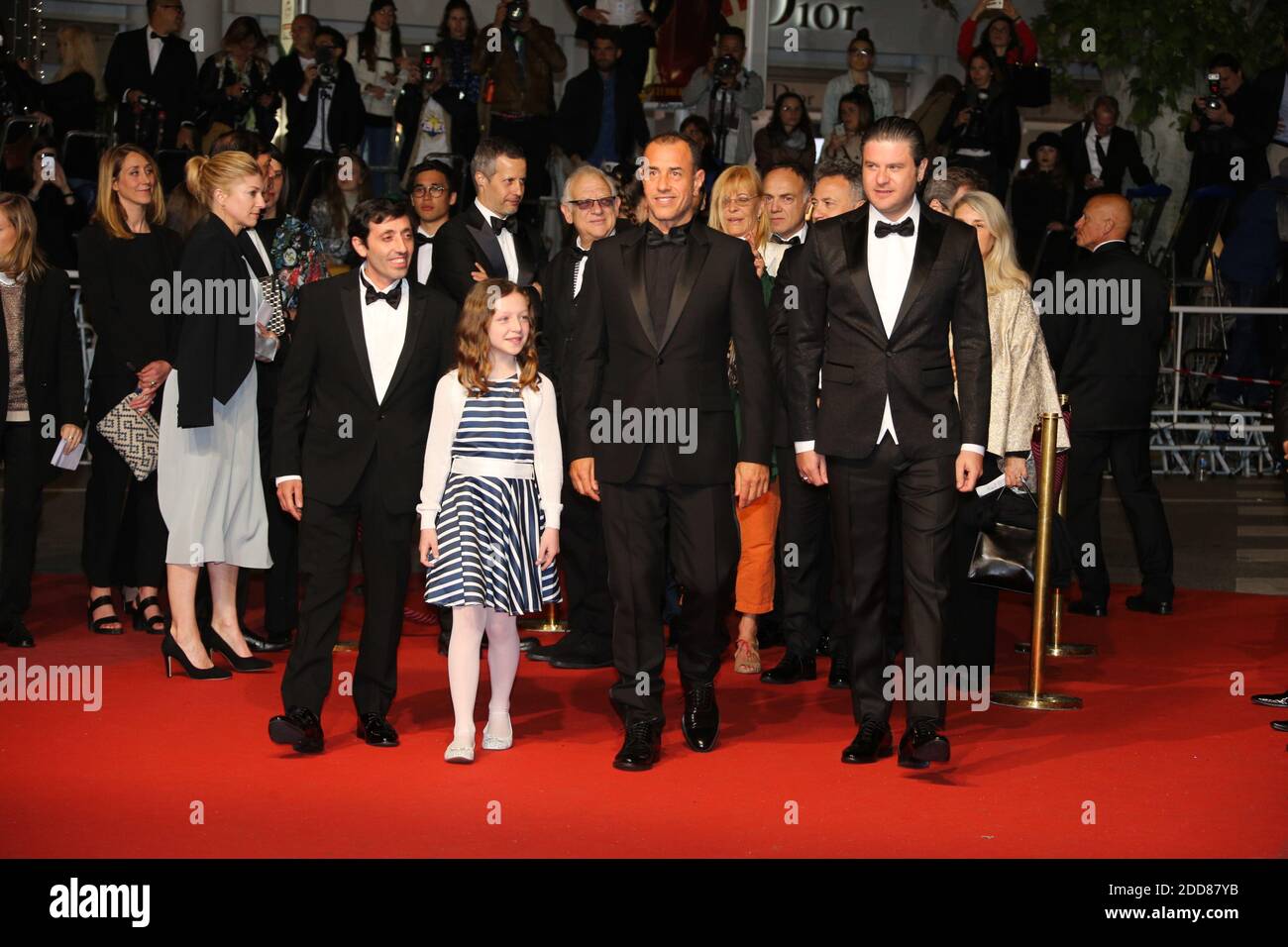 Actors Alida Baldari Calabria, Marcello Fonte, director Matteo Garrone ...