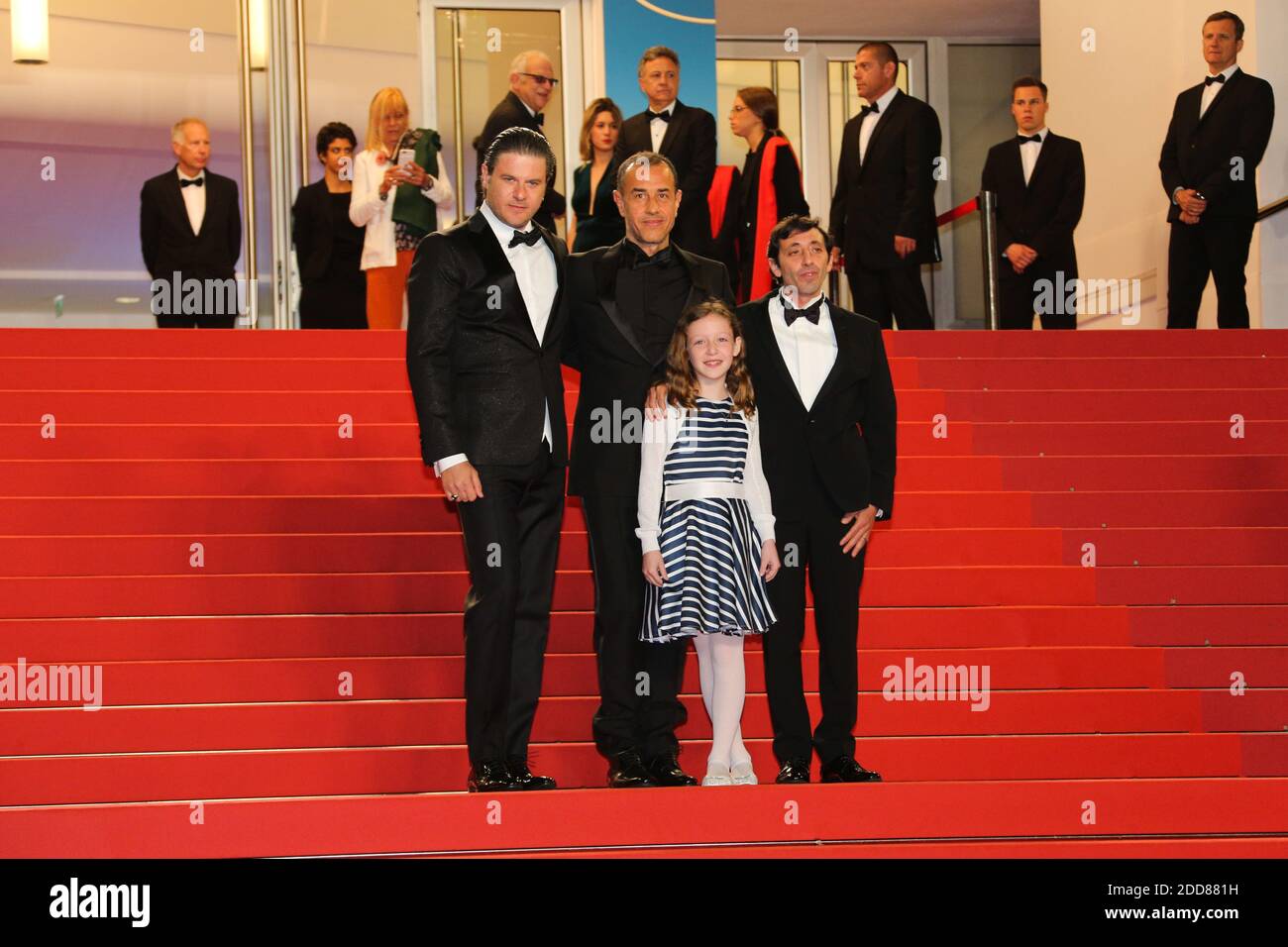 Actors Alida Baldari Calabria, Marcello Fonte, director Matteo Garrone ...