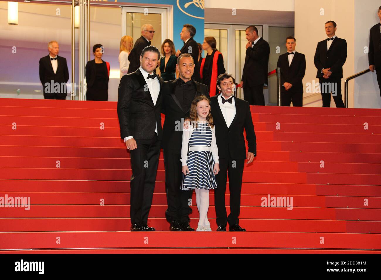 Actors Alida Baldari Calabria, Marcello Fonte, director Matteo Garrone ...