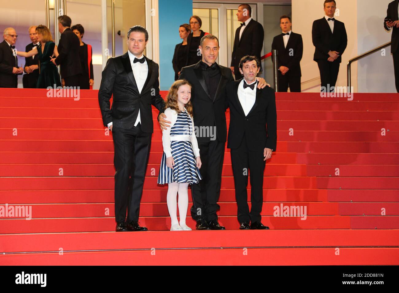 Actors Alida Baldari Calabria, Marcello Fonte, director Matteo Garrone ...
