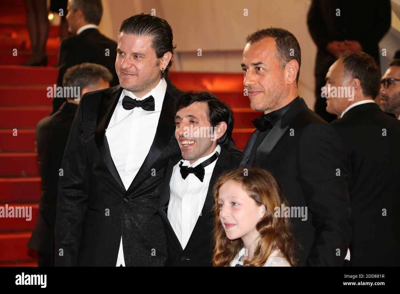 Actors Alida Baldari Calabria, Marcello Fonte, director Matteo Garrone ...