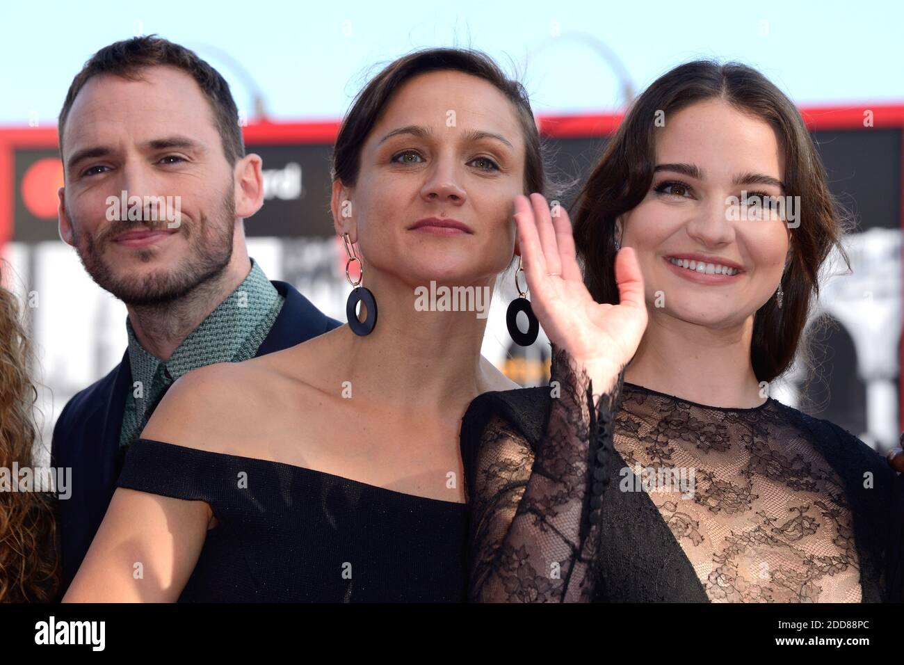 Sam Claflin, Aisling Franciosi and guest attending The Nightingale ...