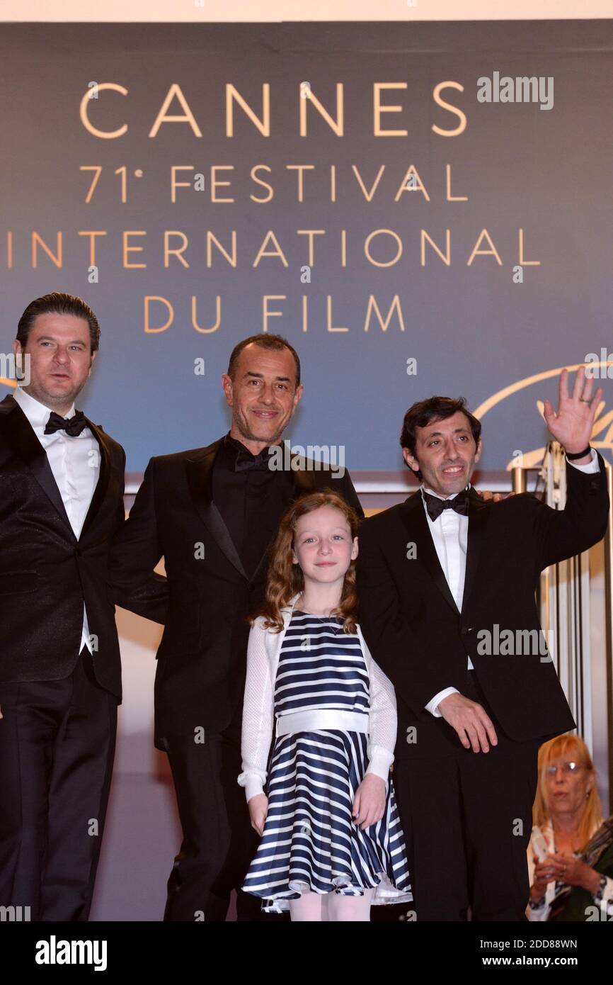 Actors Alida Baldari Calabria, Marcello Fonte, director Matteo Garrone ...