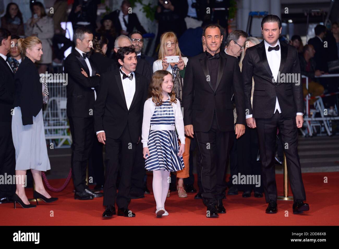 Actors Alida Baldari Calabria, Marcello Fonte, director Matteo Garrone ...