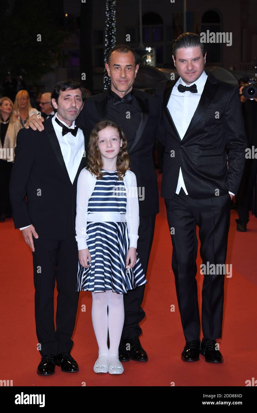 Actors Alida Baldari Calabria, Marcello Fonte, director Matteo Garrone ...