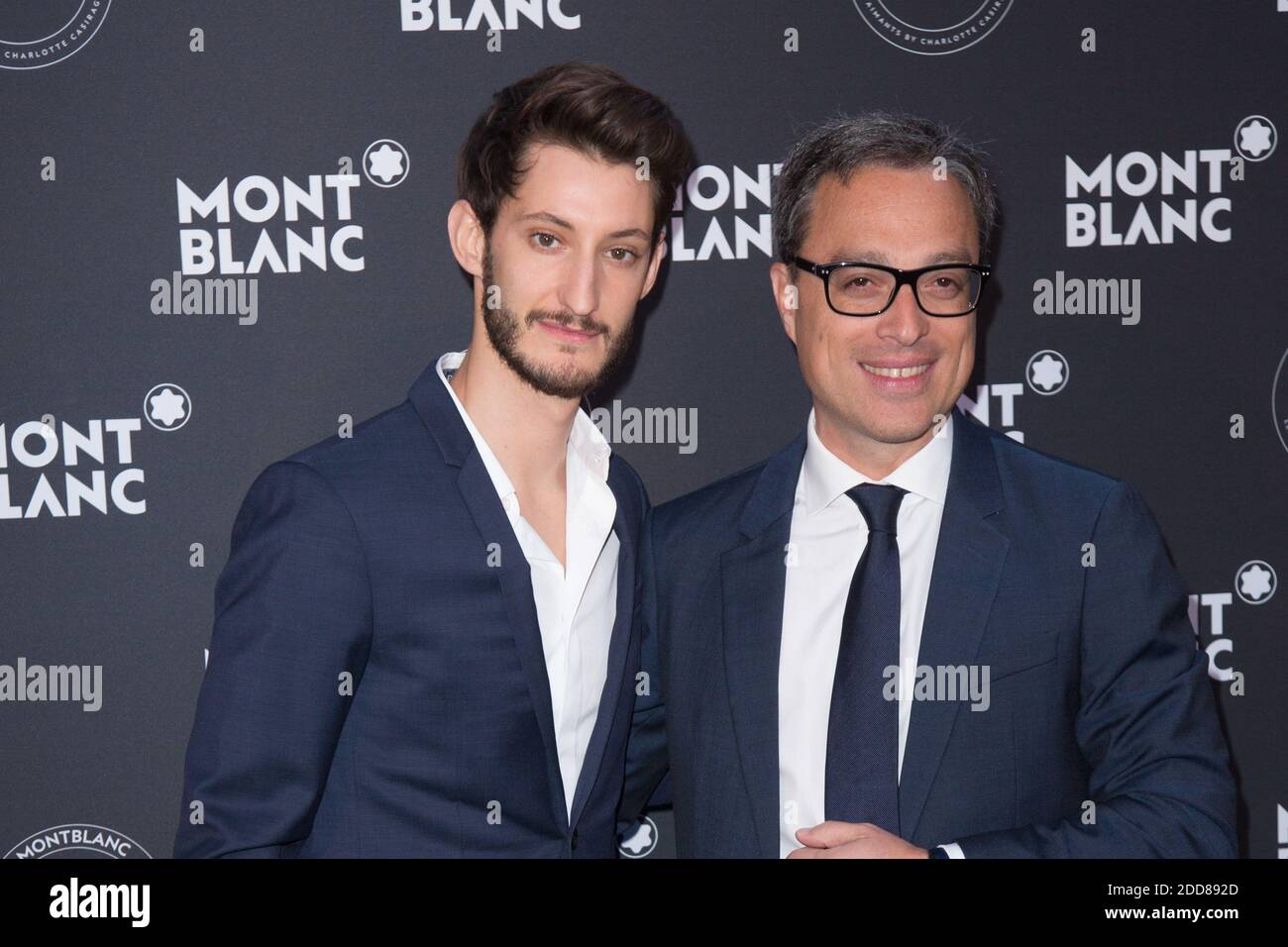 Pierre Niney, Nicolas Baretzki attends MontBlanc dinner les aimants by ...