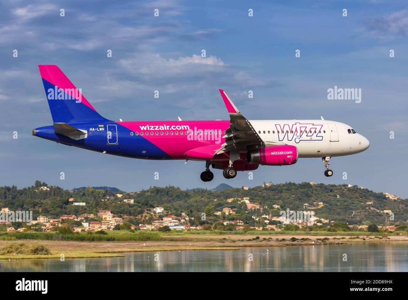 Corfu, Greece - September 17, 2020: Wizzair Airbus A320 airplane at ...