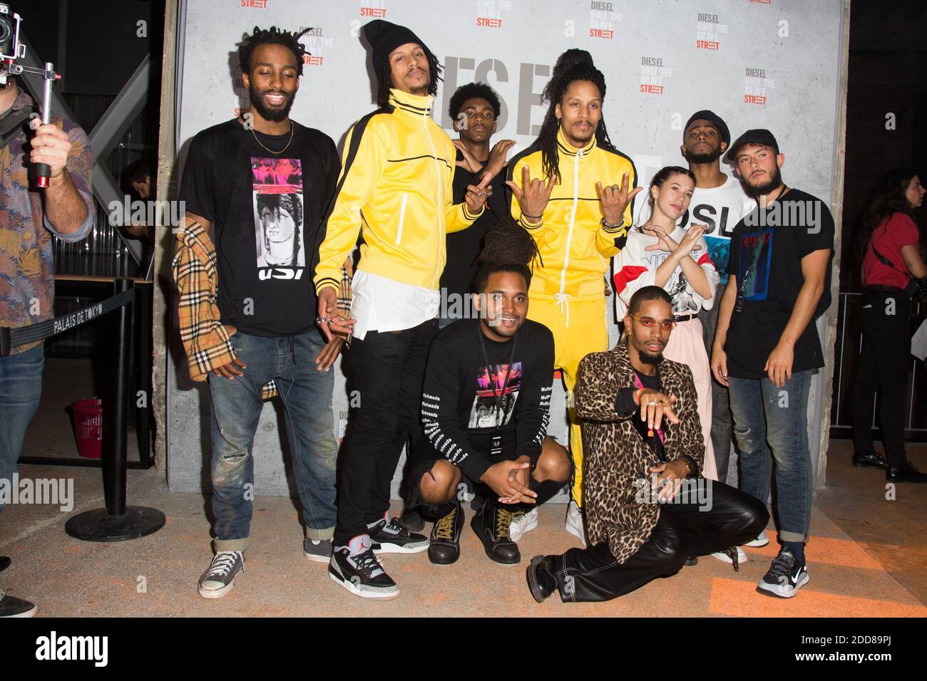 Laurent and Larry Nicolas aka the Twins attends DIESEL fragrance 'Only ...