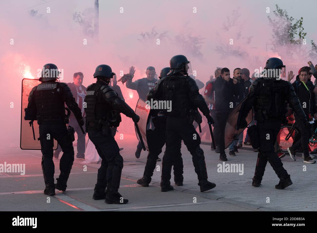 Ultras marseille om hi-res stock photography and images - Alamy