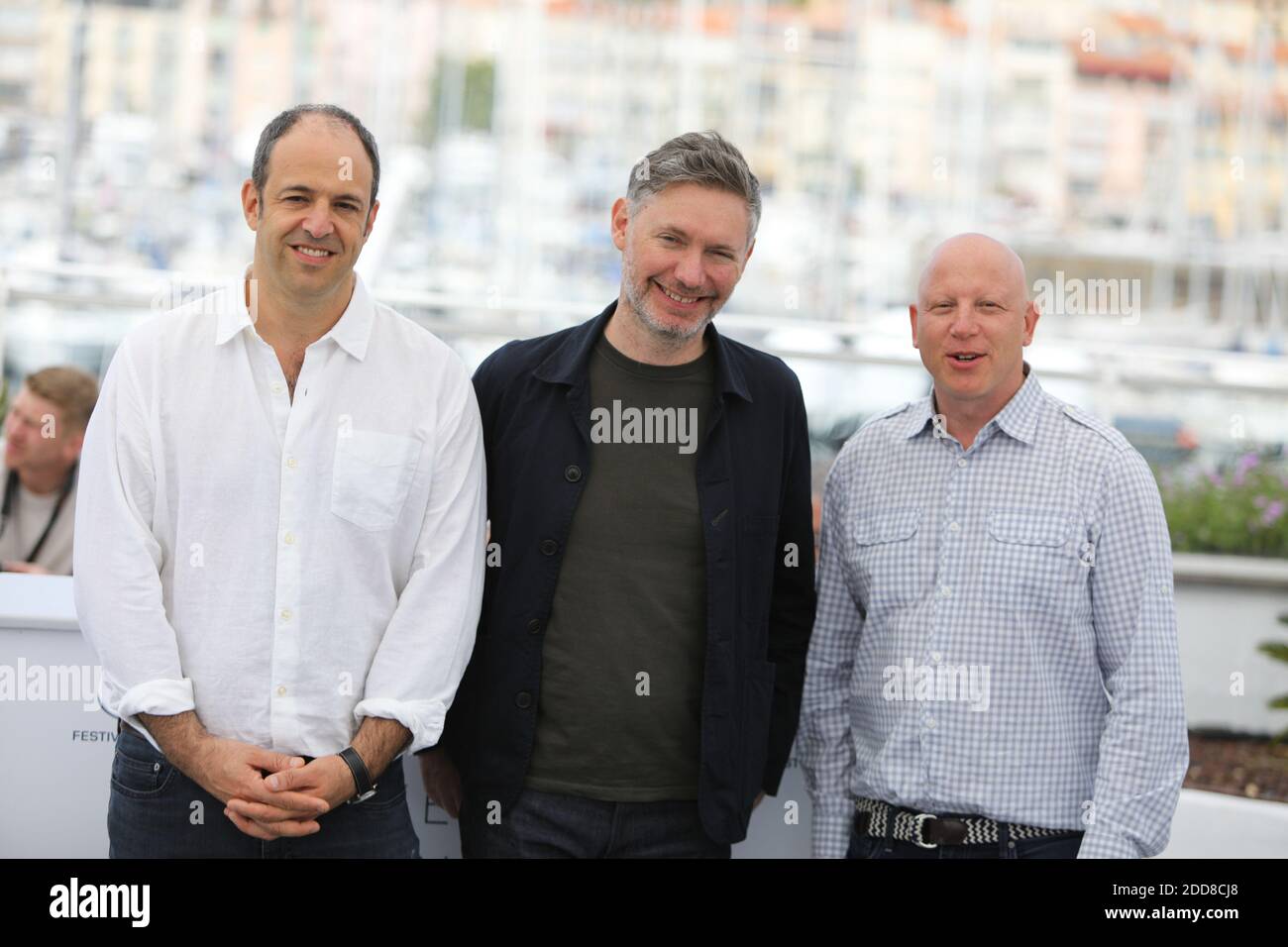Producer Simon Chinn, director Kevin Macdonald and producer Jonathan ...