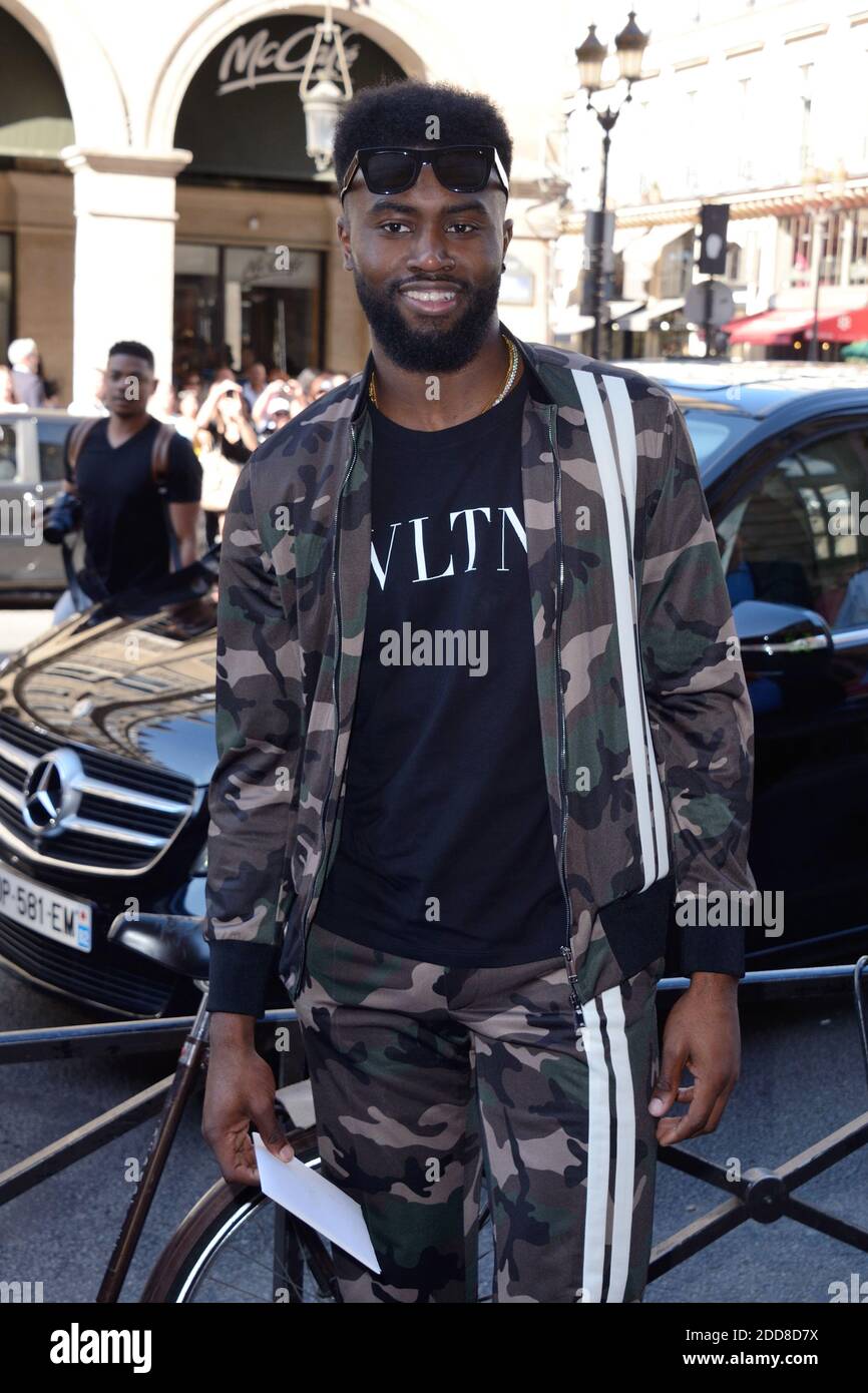 Jaylen Brown attending the Valentino Menswear Spring Summer 2019 show ...