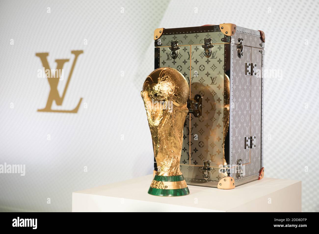 A ceremony to unveil Louis Vuitton's travel case for the 2018 FIFA ...