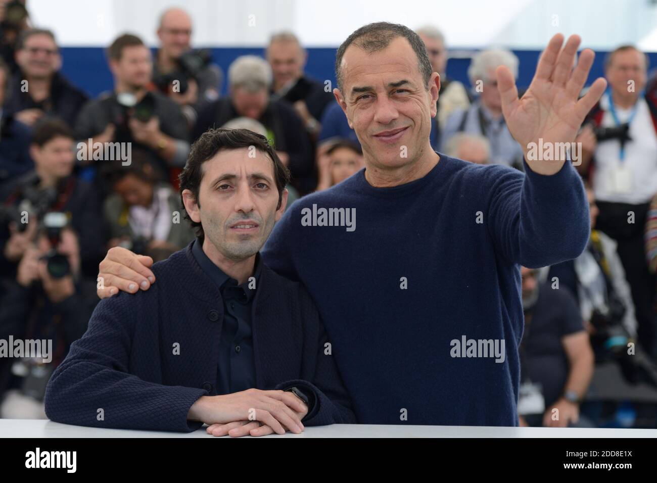 Marcello Fonte and Matteo Garrone attending the Dogman Photocall held ...