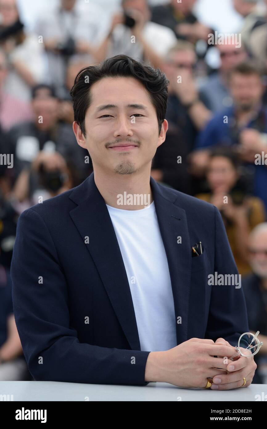 South Korean actor Yoo Ah-in attending the Burning Photocall held at ...