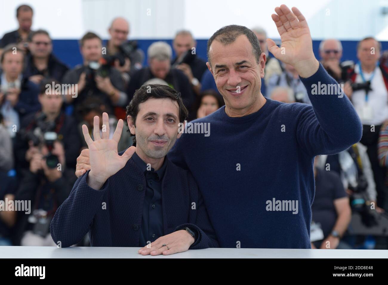 Marcello Fonte and Matteo Garrone attending the Dogman Photocall held ...