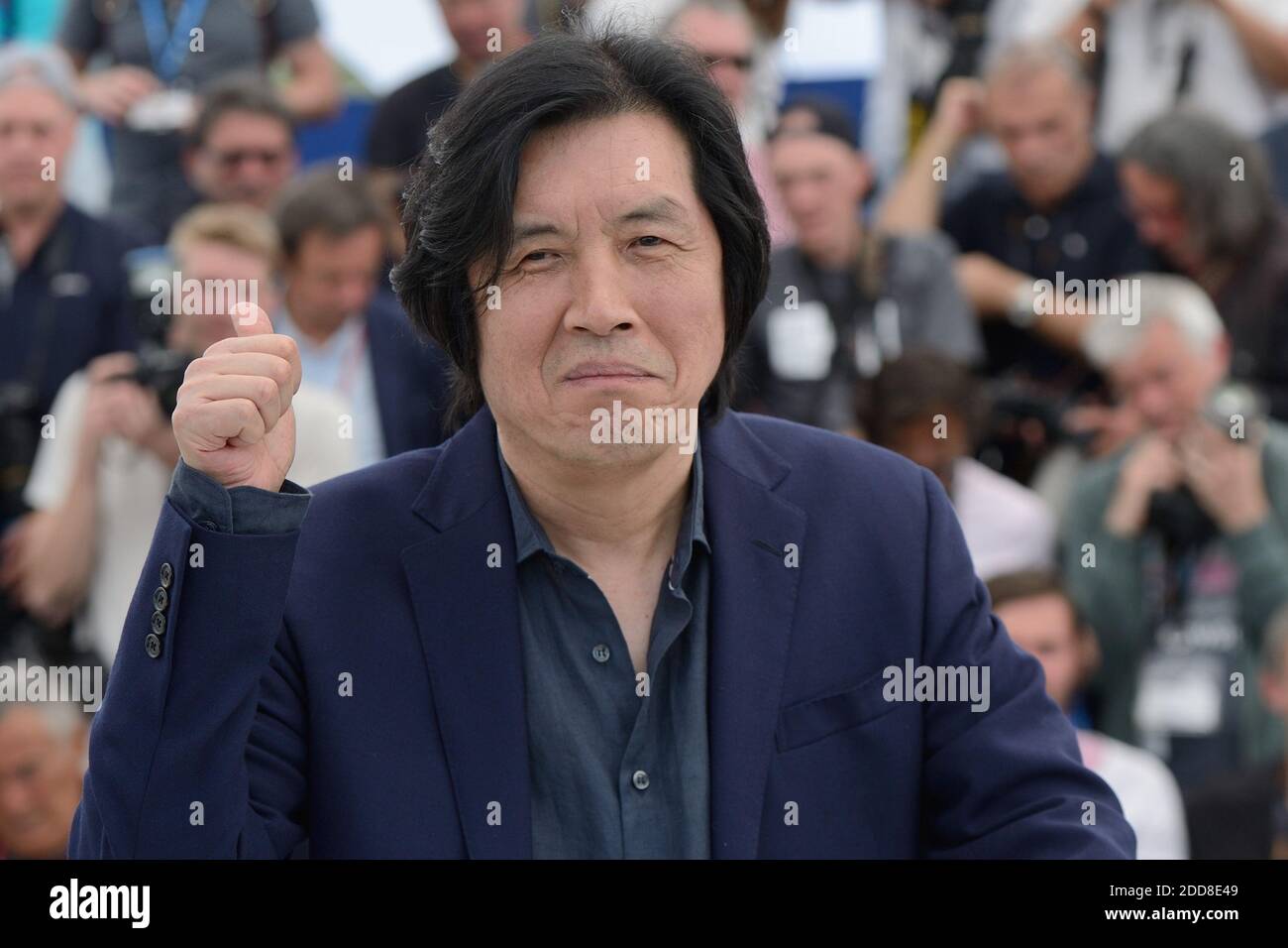 Chang-dong Lee attending the Burning Photocall held at the Palais des ...
