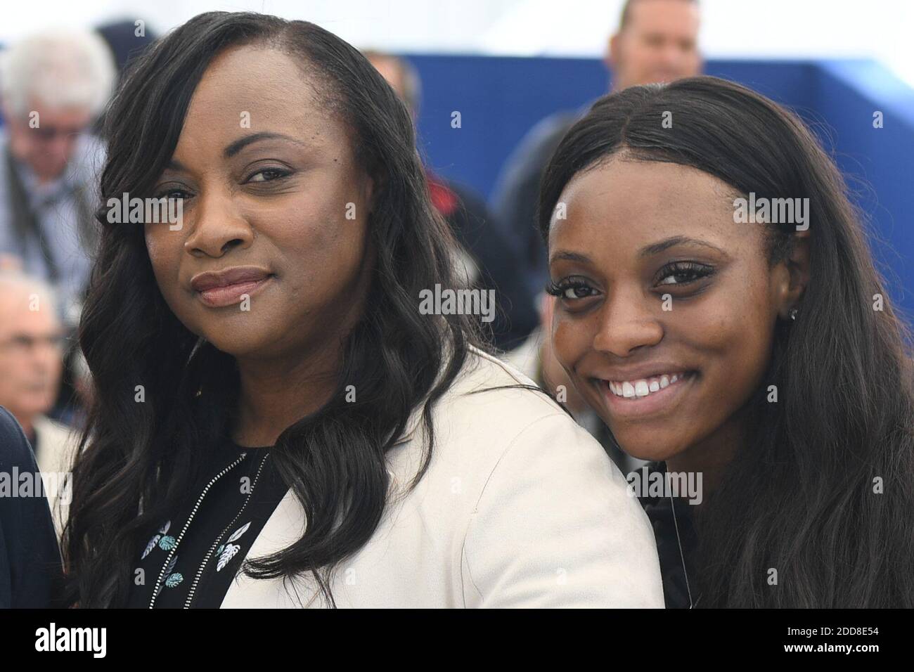 Pat Houston and producer Rayah Houston attending the Whitney Photocall ...