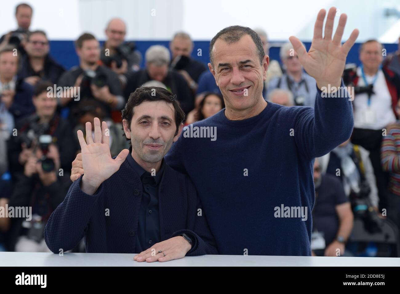 Marcello Fonte and Matteo Garrone attending the Dogman Photocall held ...