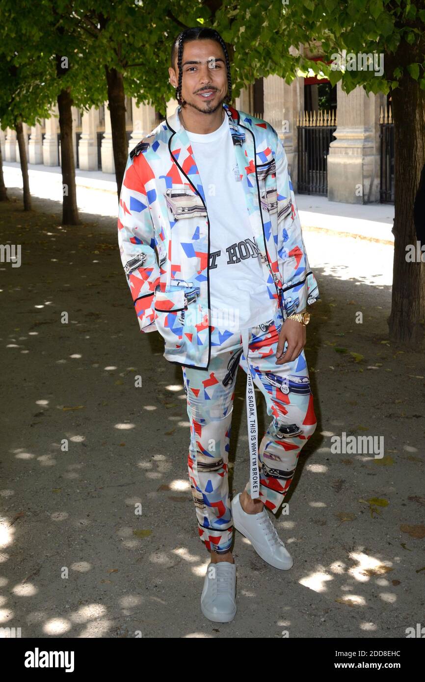 Quincy Brown (Quincy Combs) attending the Louis Vuitton Menswear Spring ...