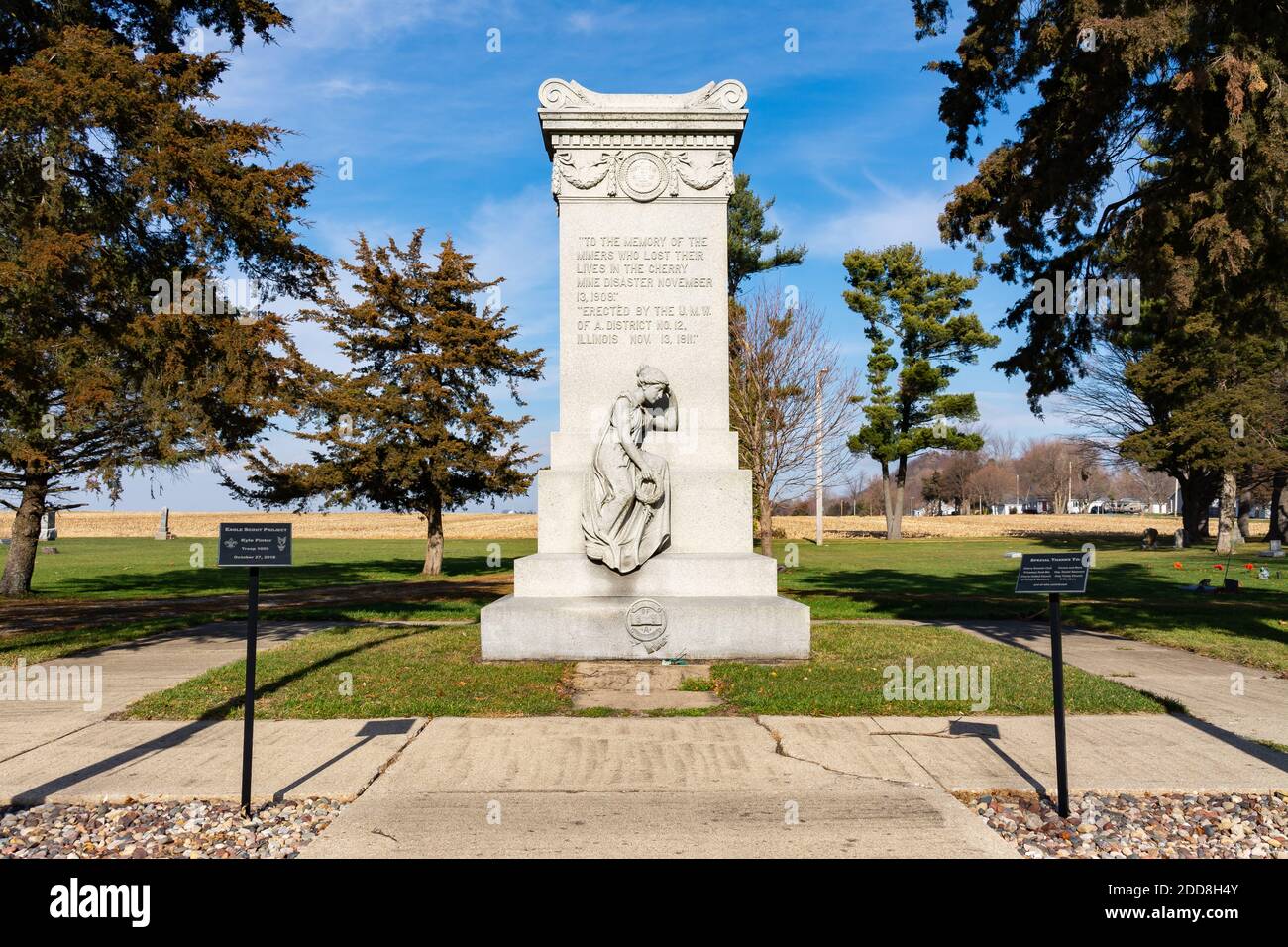 Cherry, Illinois / United States - November 23rd, 2020: Mine disaster ...