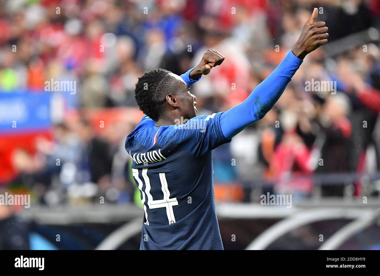 France's Matuidi during the World Cup 2018, France vs Peru at the Arena ...