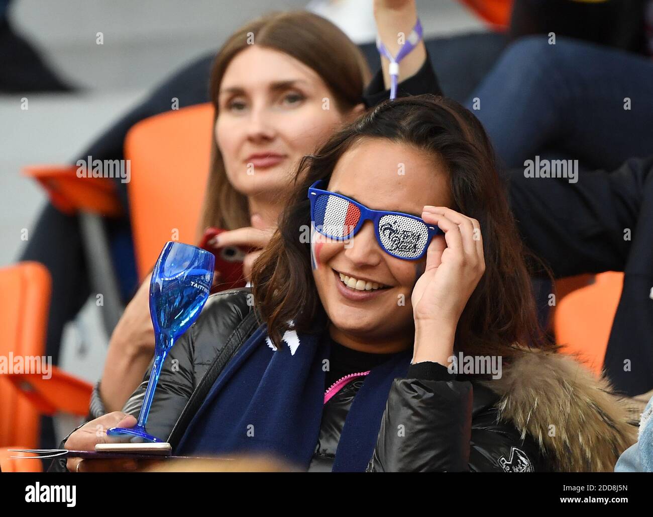 Valerie Begue during the 2018 FIFA World Cup Russia game, France vs ...