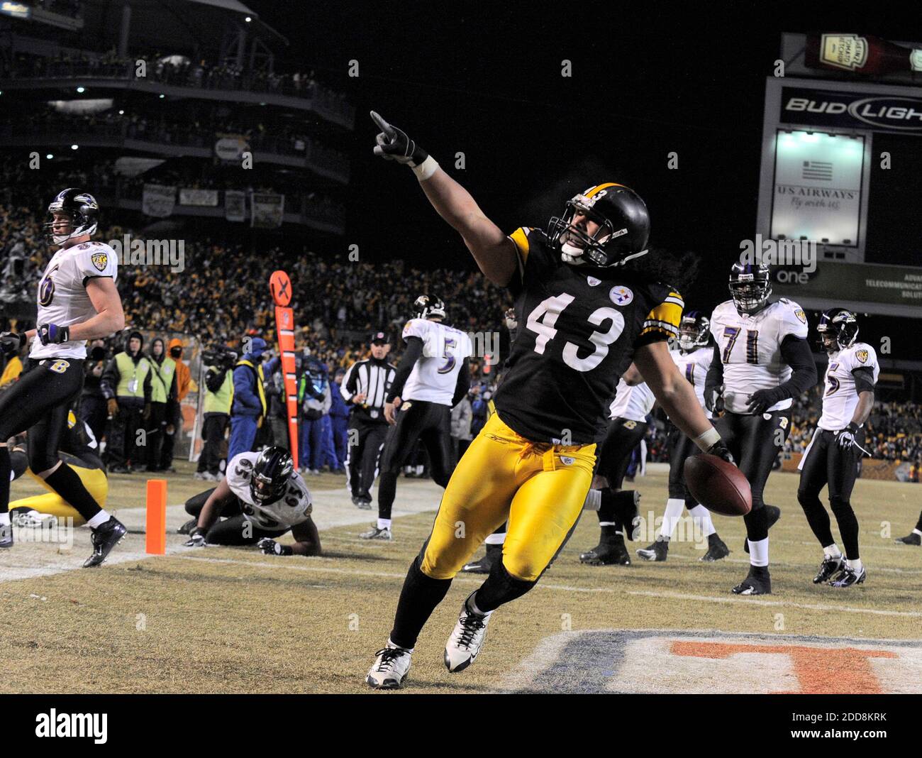 Troy Polamalu Interception Vs Ravens