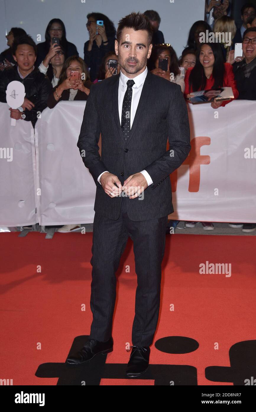 Colin Farrell attends the Widows screening held at the Roy Thomson Hall ...